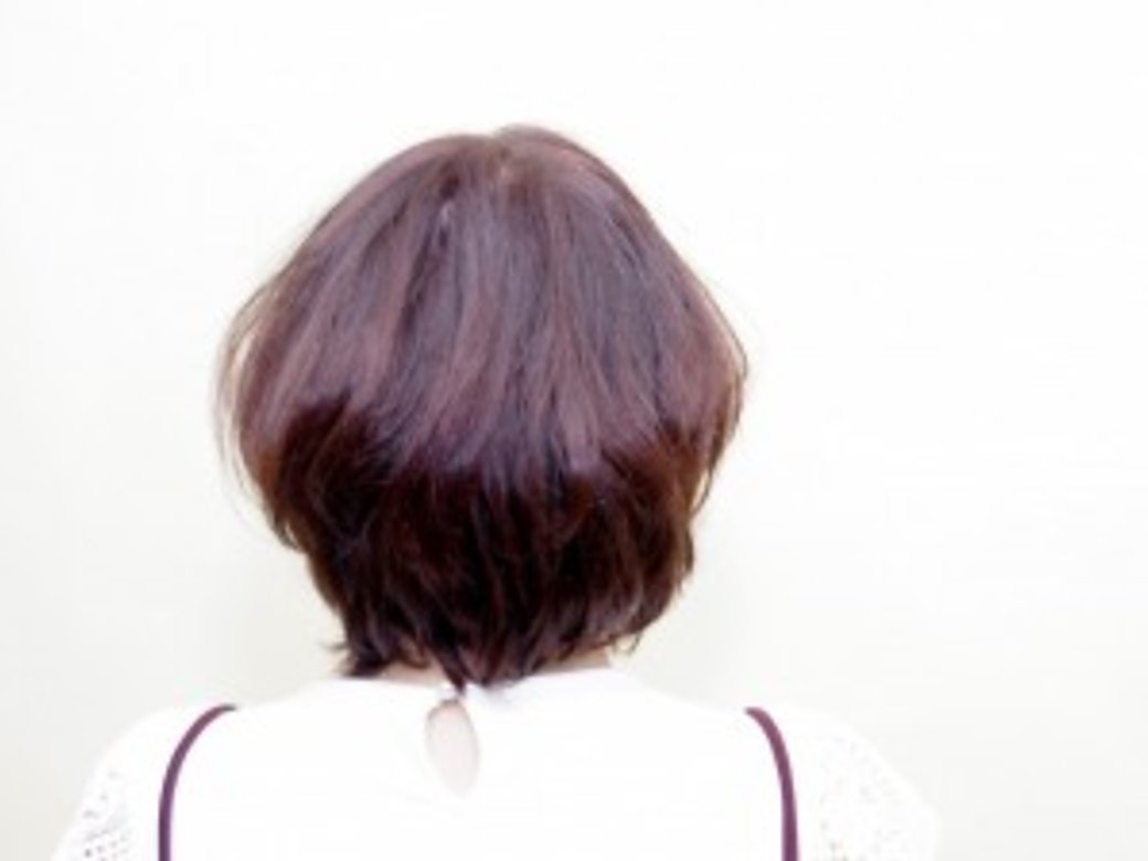 レイヤーが入ったグラボブ | OFA'S HAIR